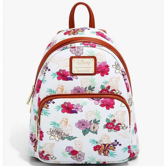 Loungefly | Bags | Loungefly Disney Princess Fall Floral Mini Backpack ...
